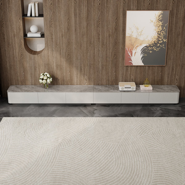 Orren Ellis rock panel and stainless steel electroplated steel frame ...