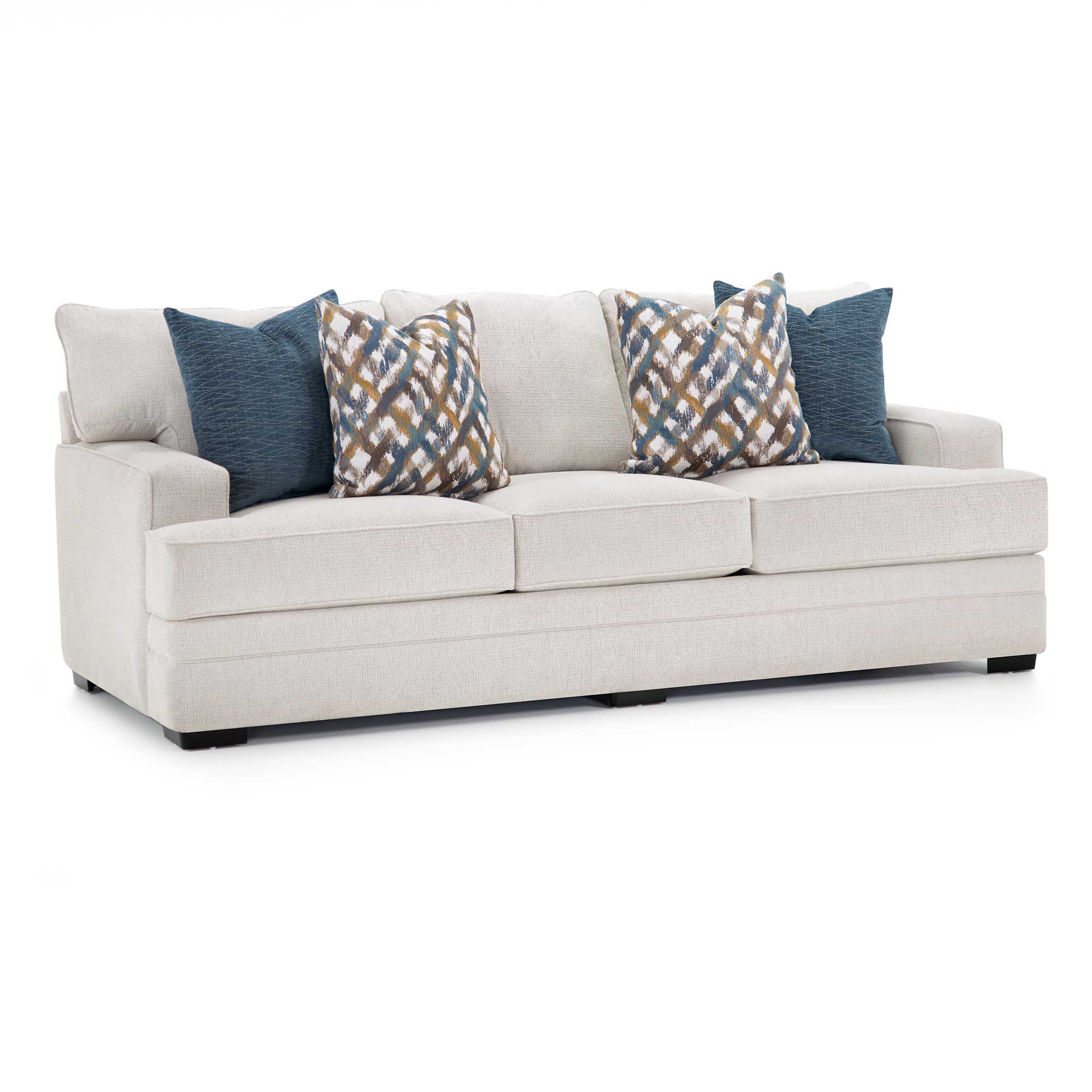 Wade Logan® Terrin 101.5" Recessed Arm Sofa with Reversible Cushions ...
