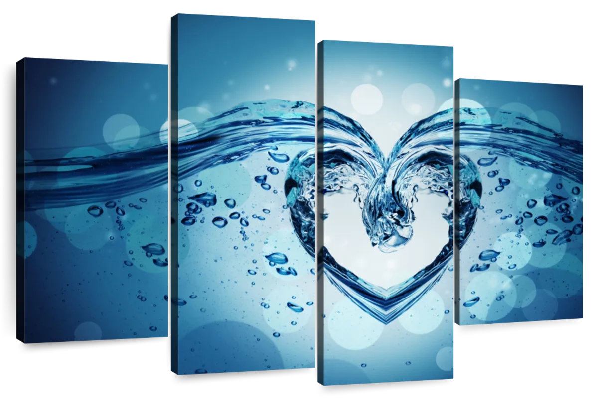 Lark Manor Hardie Water Splash Heart - Wayfair Canada