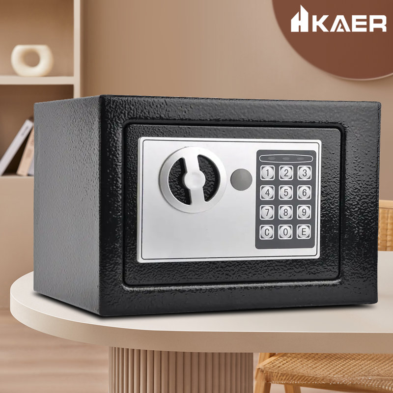 Kaer Safe Box With Electronic Locks, Internal Double-layered Storage ...