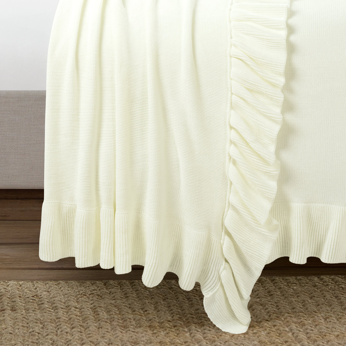 Lush Decor Reyna Soft Ruffle Blanket & Reviews | Wayfair