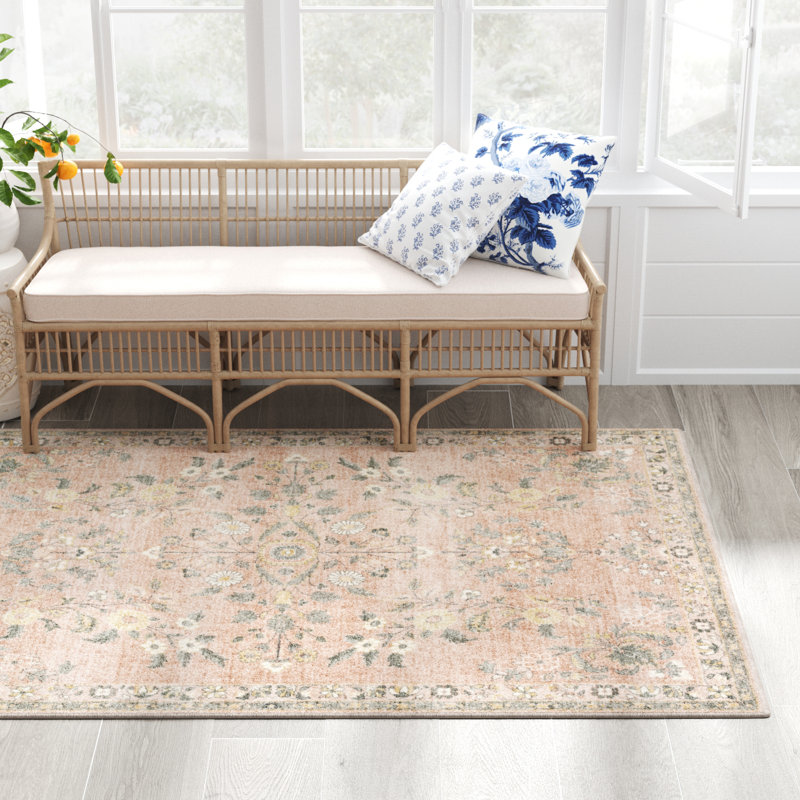 Berger Performance Pink/Gray Rug & Reviews | Birch Lane