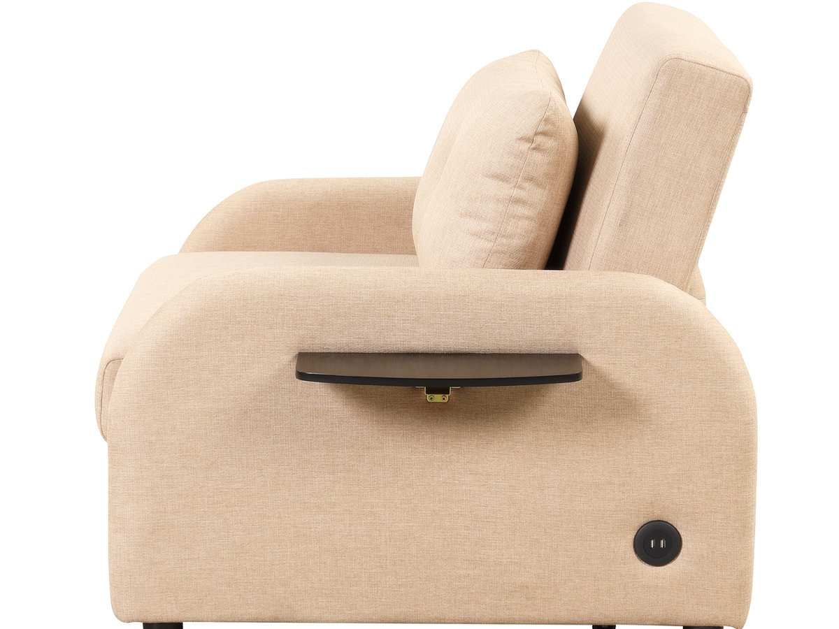 Ebern Designs Alyxus 41.62" Upholstered Sofa Chair, Pull Out Chair ...