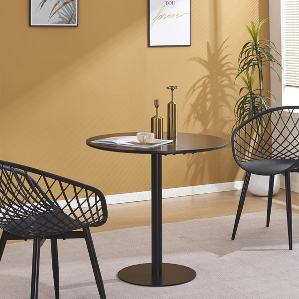 17 Stories 80Cm Round Dining Table, | Wayfair.co.uk