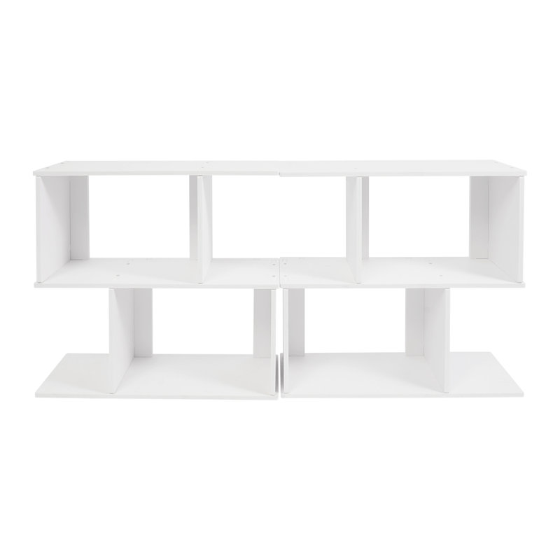 Hokku Designs 2 Tier Geometric Bookshelf | Wayfair