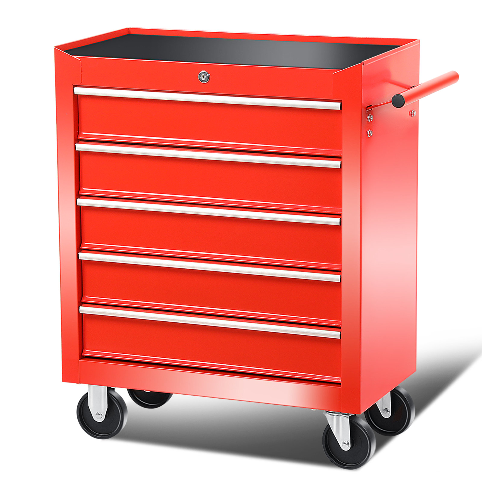 17 Stories 5-Drawer Locking Rolling Tool Chest Heavy-Duty 440 Lbs ...