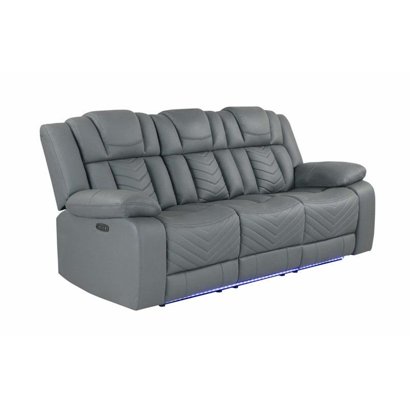 Orren Ellis RAIZE 10 POWER RECLINING SOFA WITH DDT, WC AND LED | Wayfair
