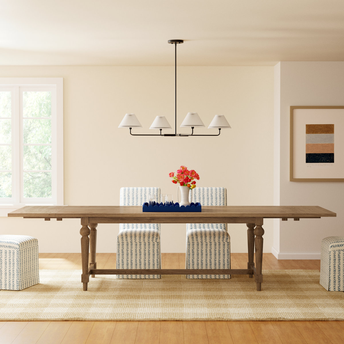 Birch Lane™ Fran 88" Extendable Dining Table | Birch Lane