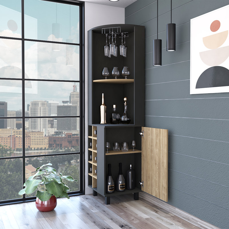 Ebern Designs Melia-Teevan Bar with Wine Storage & Reviews - Wayfair Canada