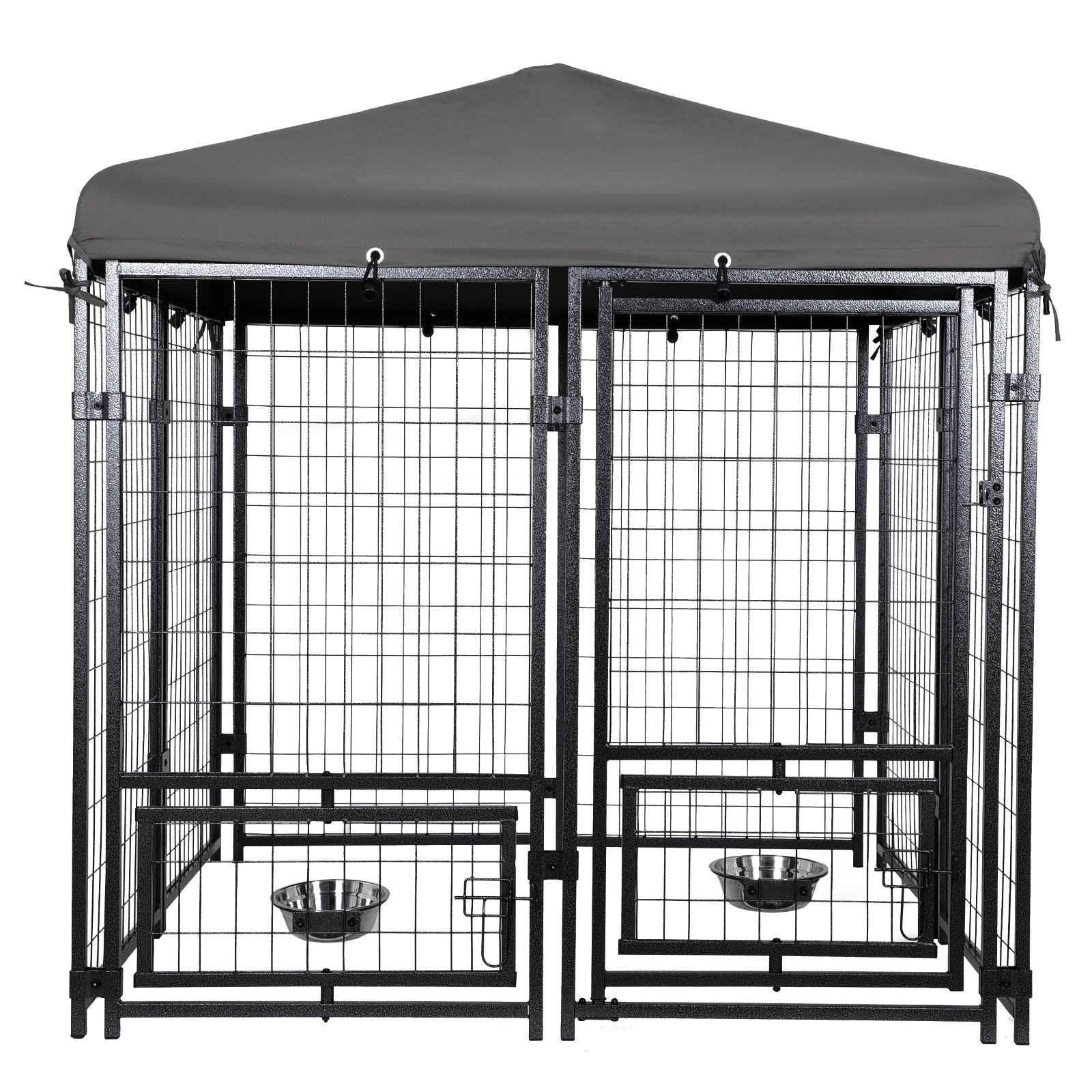 DongX Heavy-Duty Outdoor Dog Kennel With Lockable Metal Door And Roof - Wayfair Canada