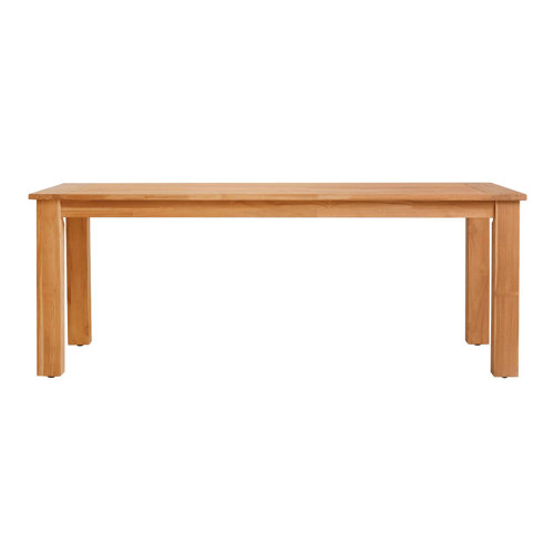 Joss & Main Adagio Outdoor Solid Teak Wood Dining Table & Reviews | Wayfair