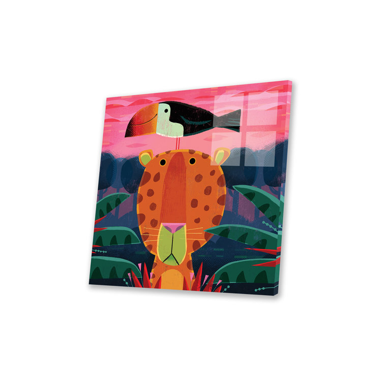 Trinx Leopard With Pesky Toucan On Plastic / Acrylic by Gareth Lucas ...