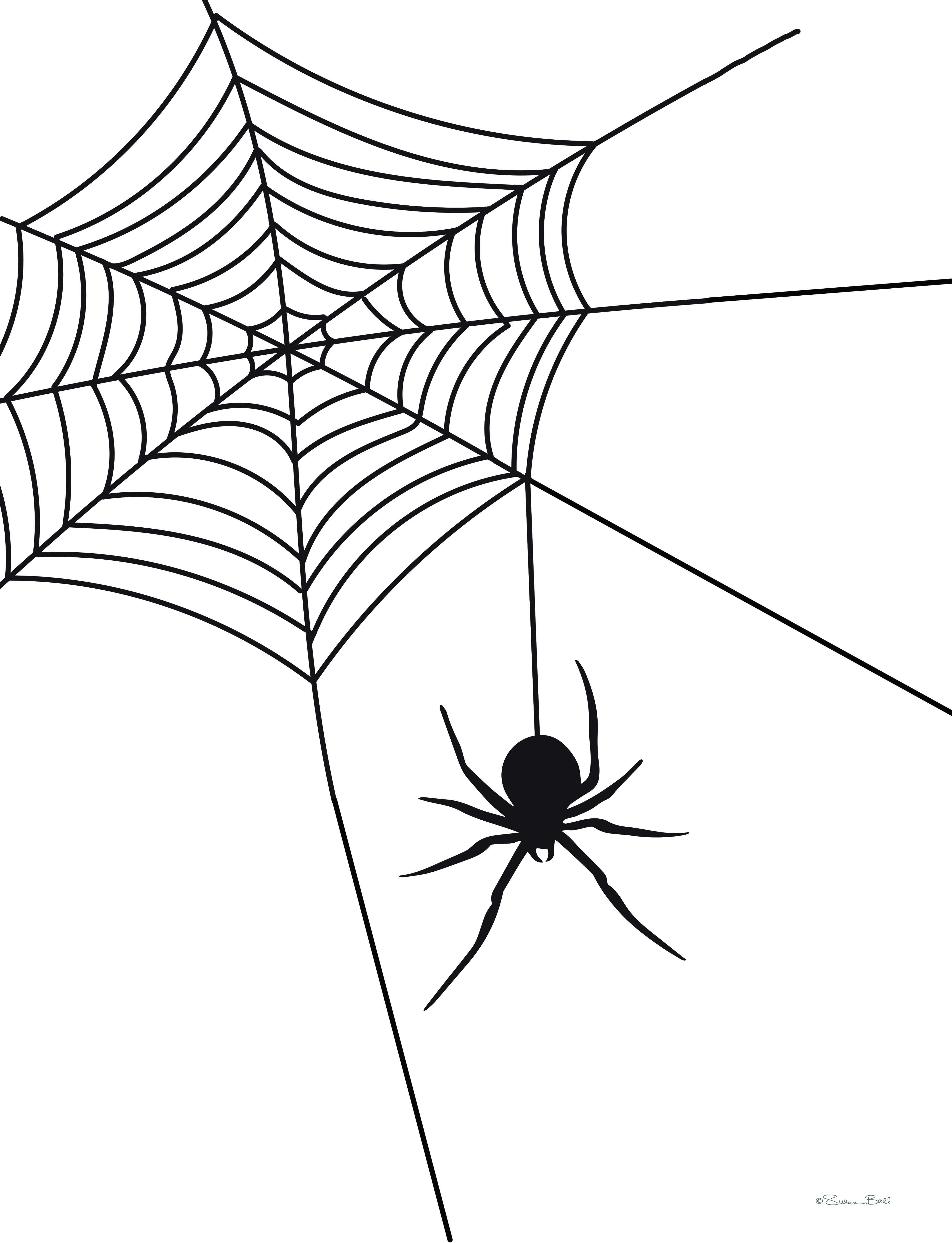 Hokku Designs Creepy Spider - Wrapped Canvas Print | Wayfair
