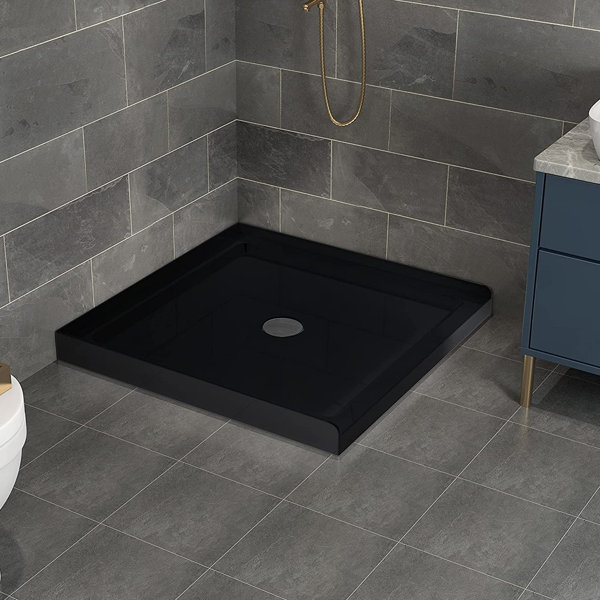 ESHOO 35.5'' W 35.5'' D Square Shower Base | Wayfair