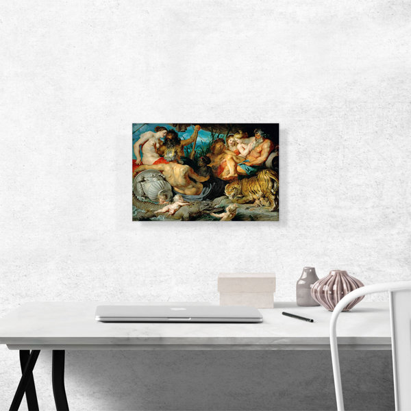 ARTCANVAS " The Four Continents 1615 " by Peter Paul Rubens Painting ...