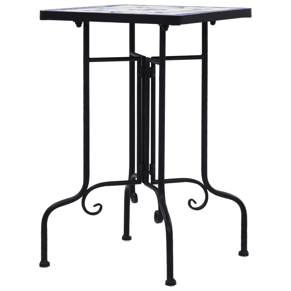 Fleur De Lis Living Mosaic Side Table Plant Table Stand Patio Flower ...