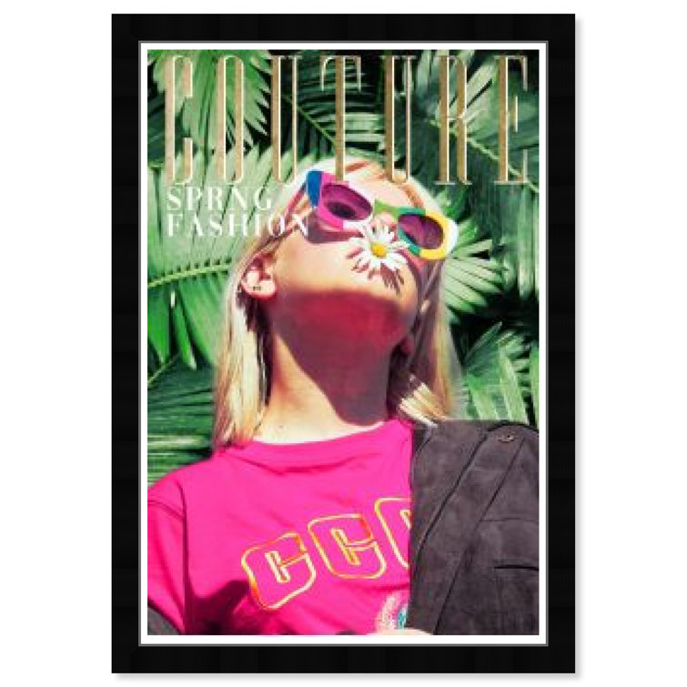Wynwood Studio Spring Fashion Magazine Framed On Paper by Oliver Gal ...
