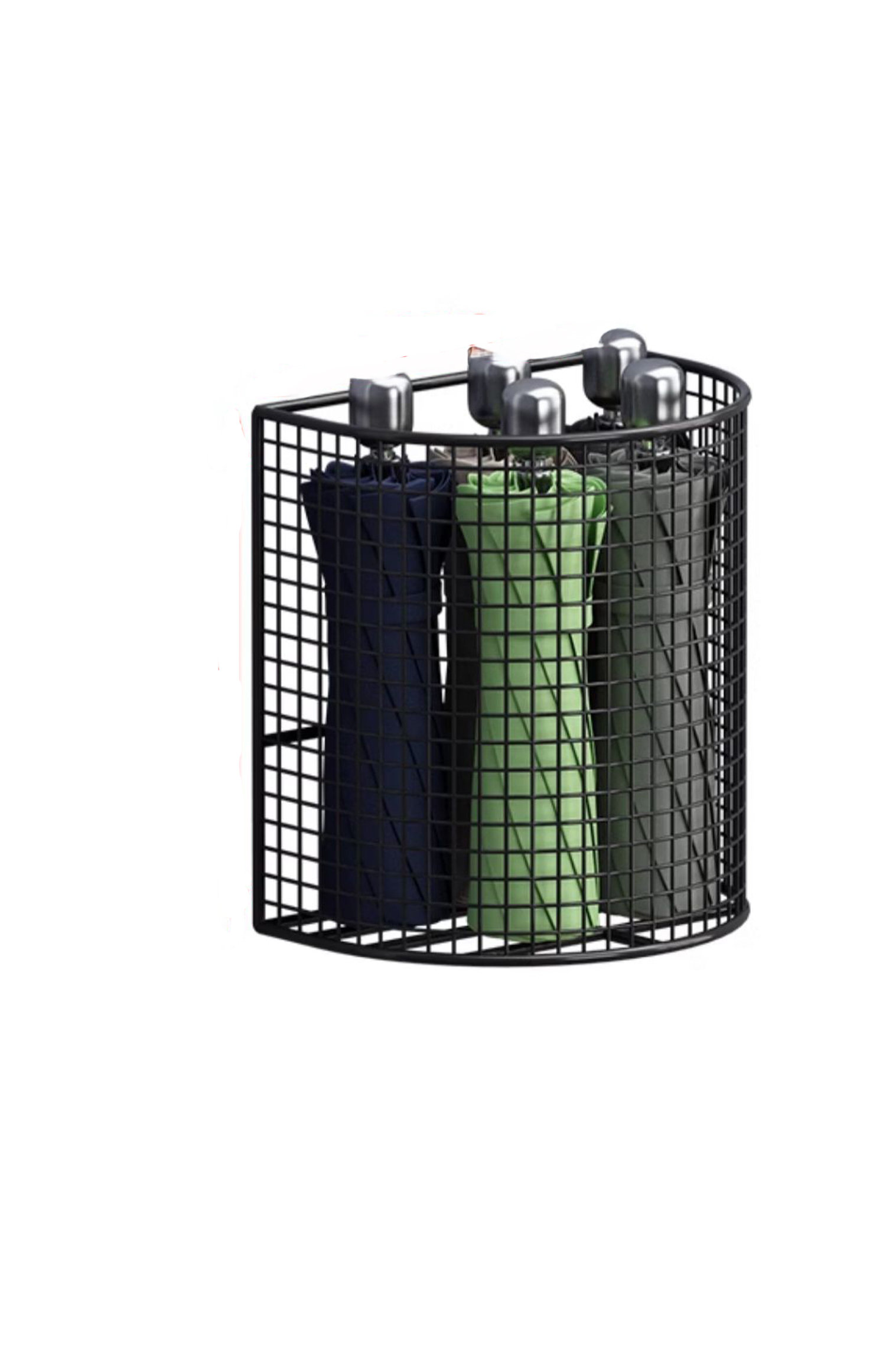 Rebrilliant Wall-Mounted Umbrella Rack | Wayfair