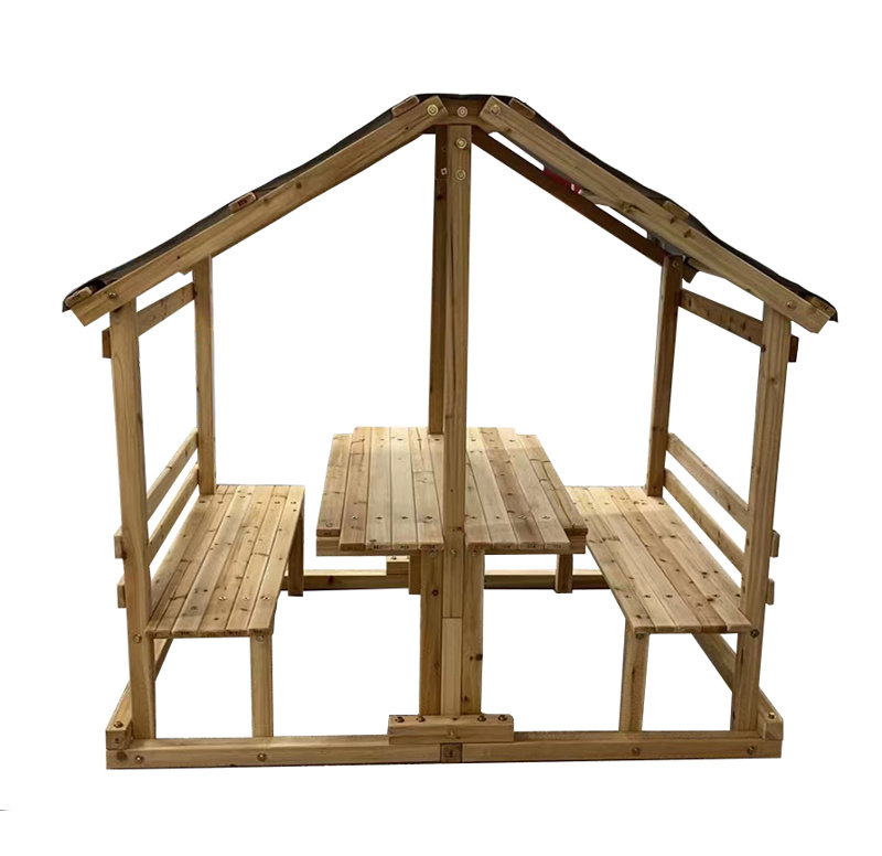 Funphix Kids Klubhouse Wooden Playhouse Outdoor Indoor, DIY Backyard ...