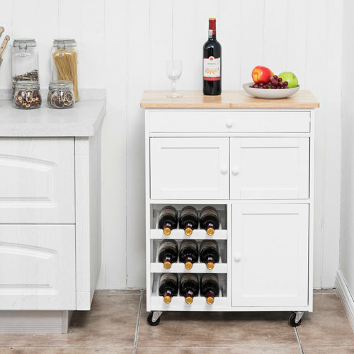 White Bar Carts You'll Love | Wayfair