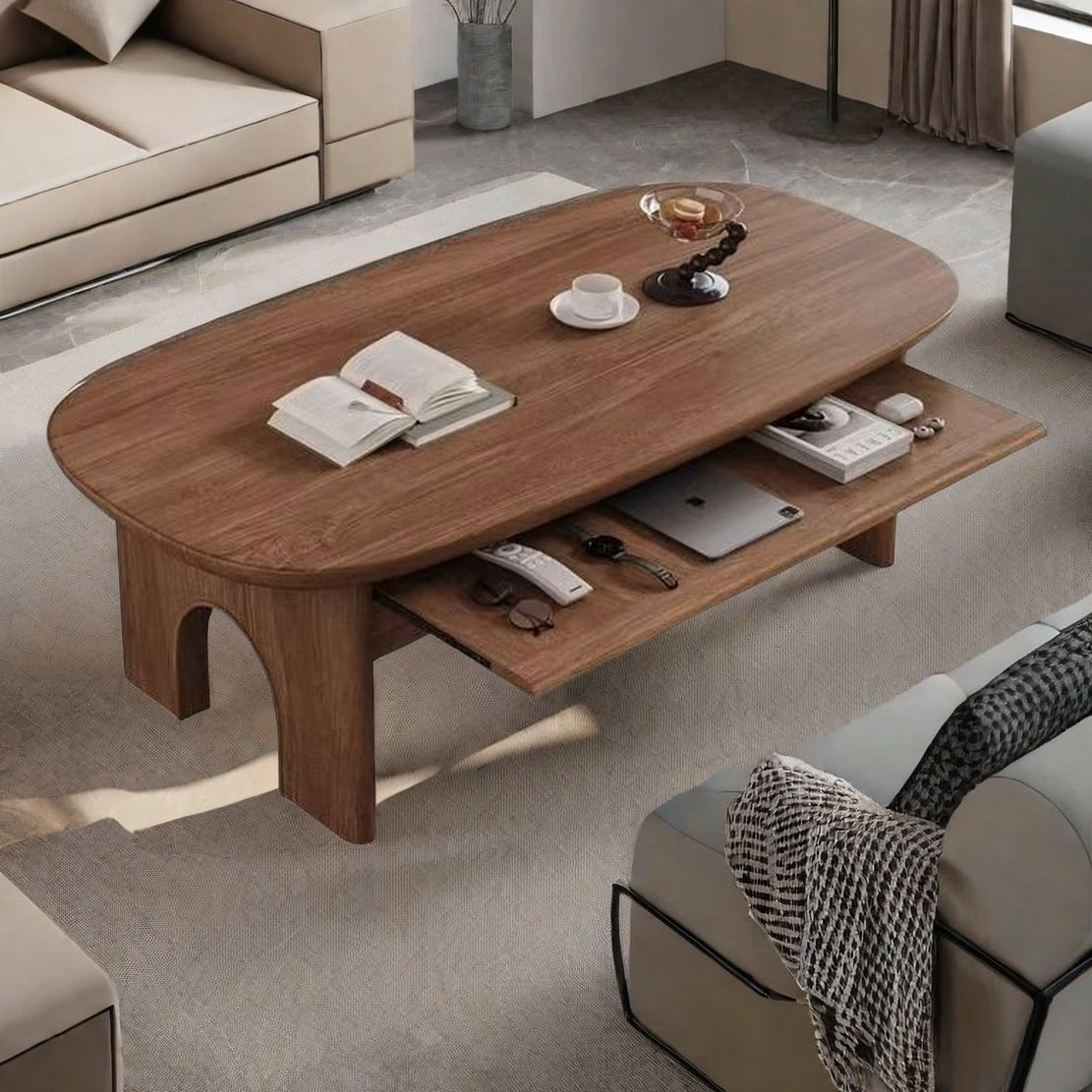 Orxva Galaxy Modern minimalist retro tea table | Wayfair