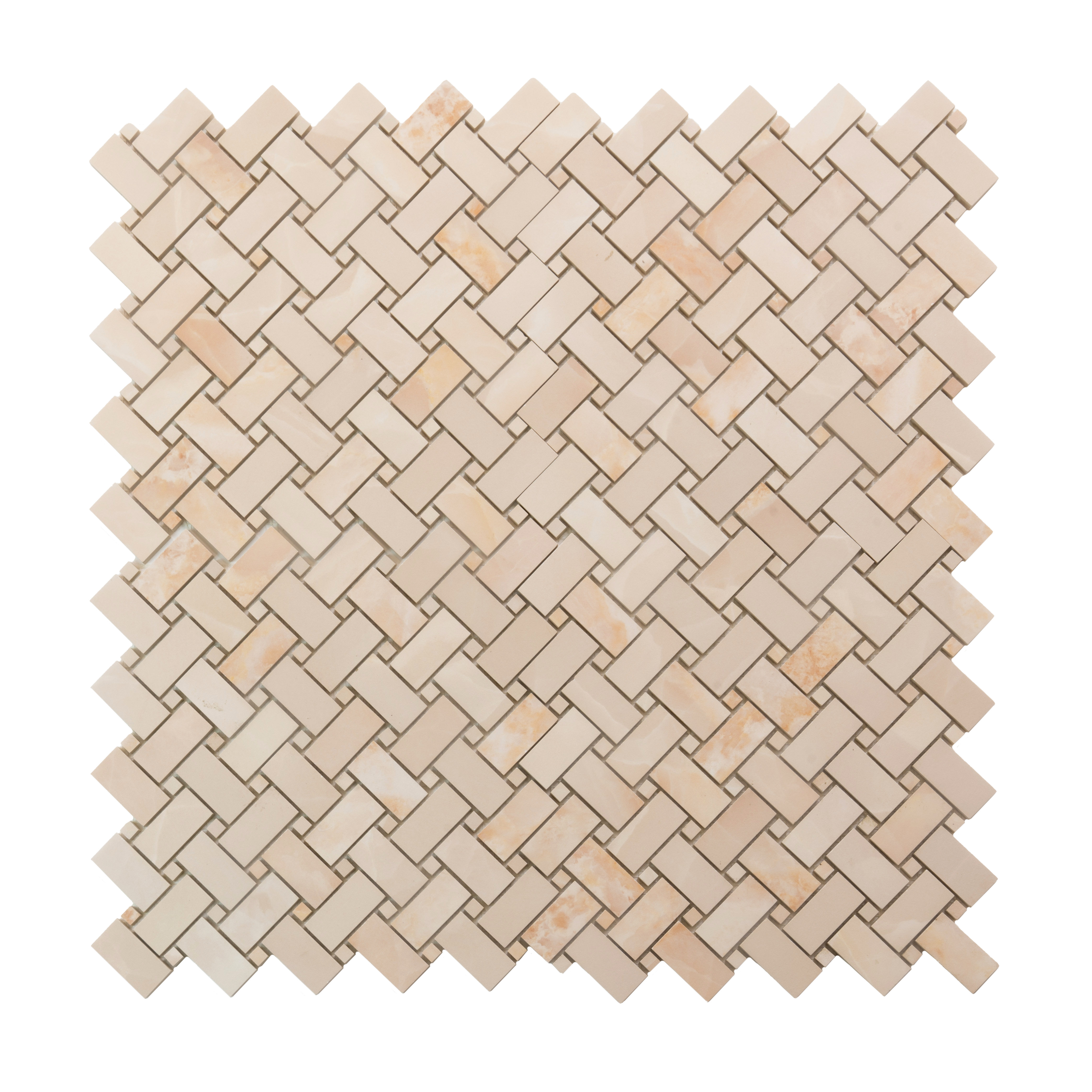 Apollo Tile Splendor 11.81'' W x 11.81'' L Porcelain Tile Mosaic Sheet ...