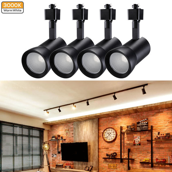 LEDVANS 10w Dimmable Led Track Lighting Heads, Compatible With Single ...