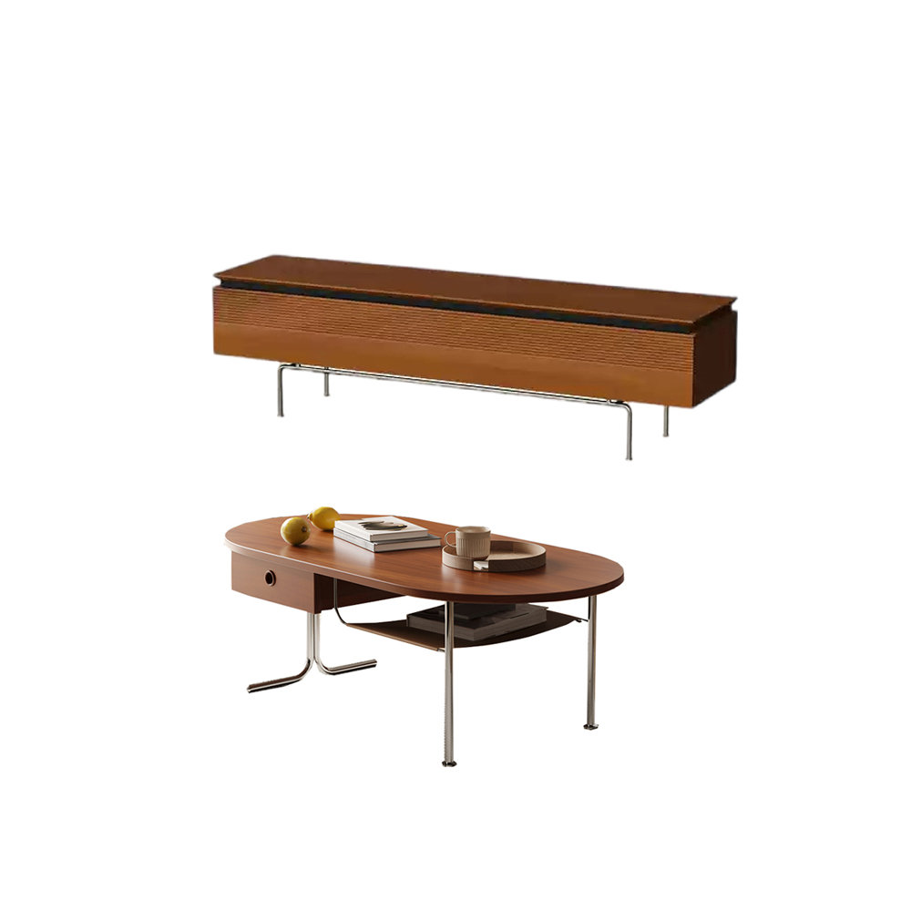 moonlight design Vintage TV stand combination coffee table | Wayfair