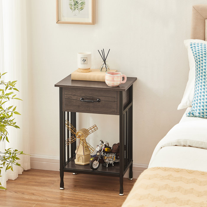 Trent Austin Design® Kempst Steel Nightstand | Wayfair