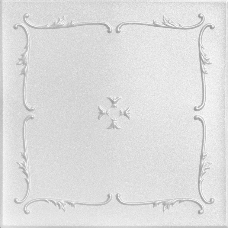 A La Maison Ceilings SAMPLE-SAMPLE - Glue-Up Ceiling Tile in White ...