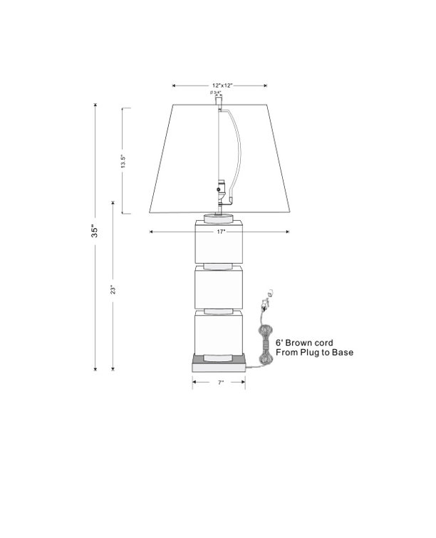 Port 68 Manhattan Table Lamp | Wayfair