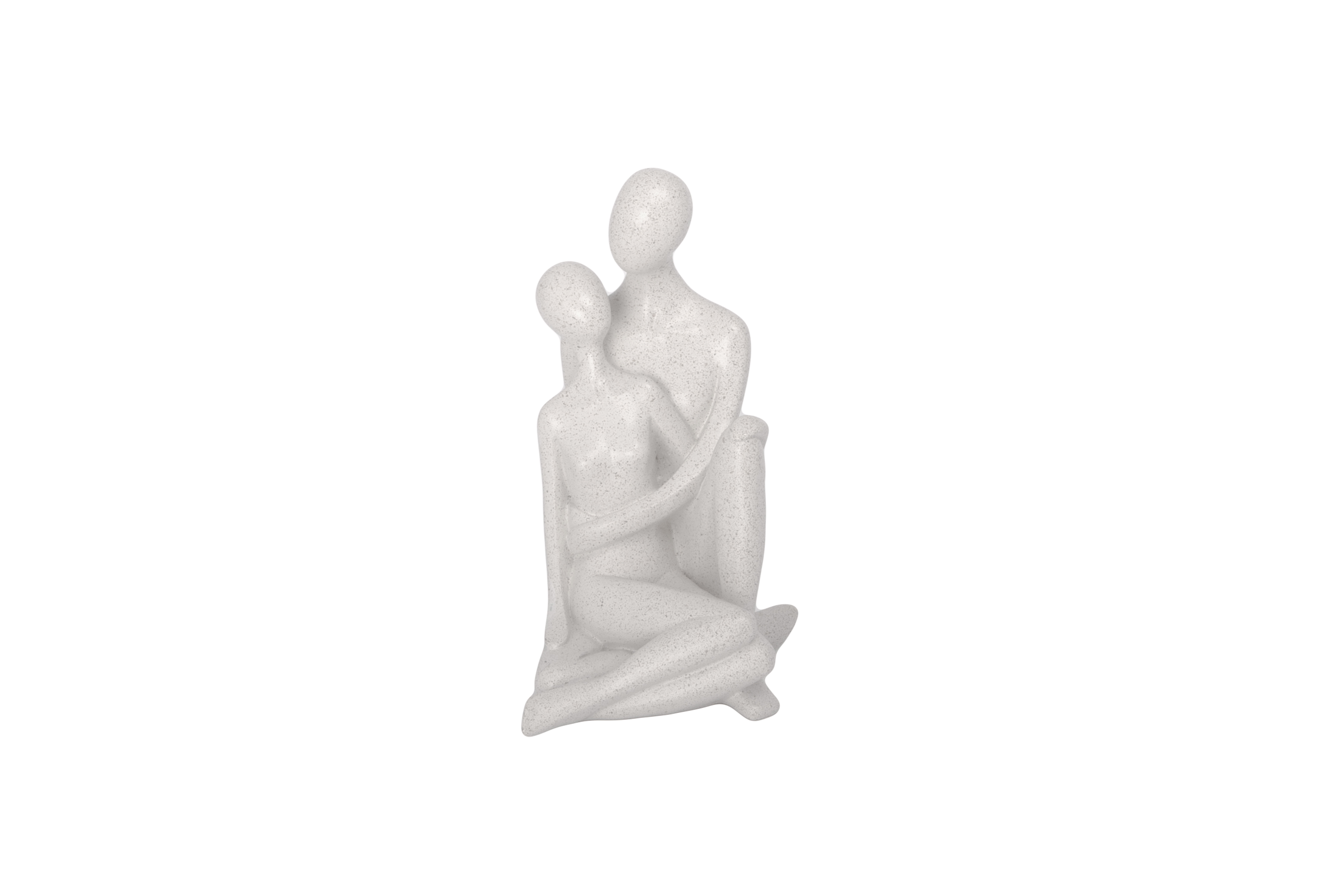 Ebern Designs Polyresin Figure Statue Light Gray | Wayfair