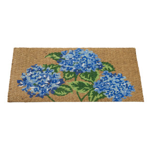 HFLT Non-Slip Floral Outdoor Doormat & Reviews | Wayfair