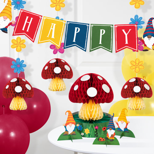 Creative Converting Party Gnomes Birthday Decorations Kit, 36 ct | Wayfair
