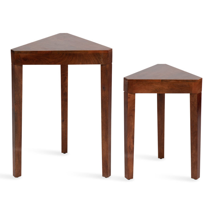 Birch Lane™ Ardentown Solid Wood 3 Legs Nesting Tables & Reviews | Wayfair
