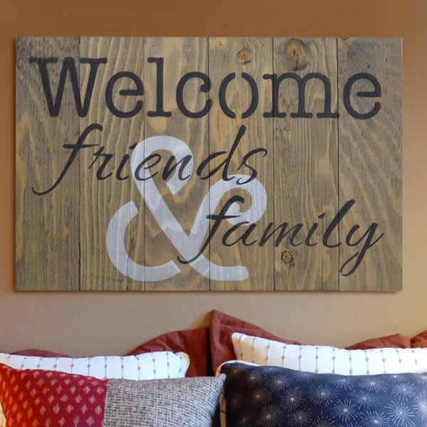 Winston Porter Handmade Wood Text & Numbers Wall Decor & Reviews | Wayfair