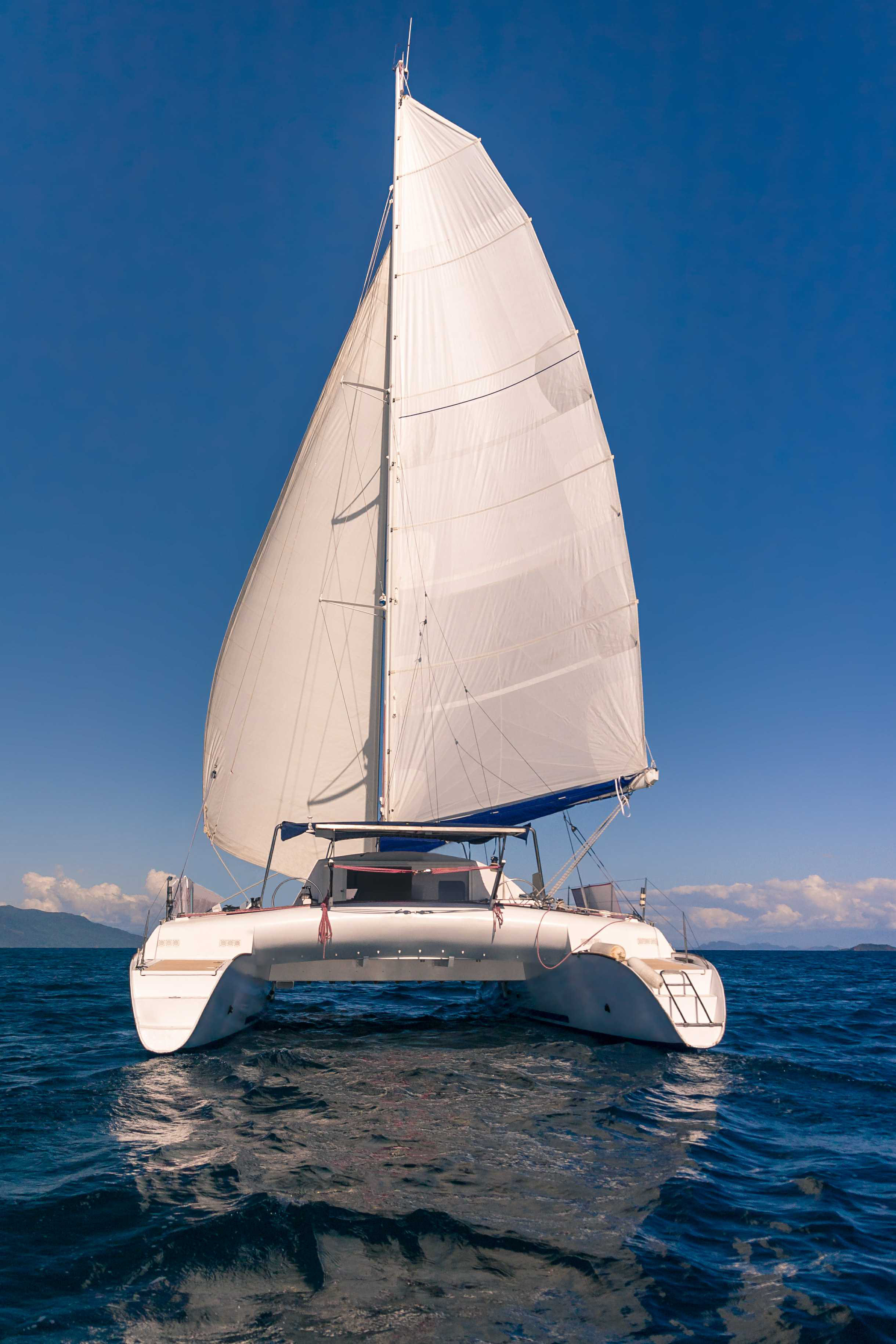 Breakwater Bay Luxury White Catamaran by Pierivb - Wrapped Canvas ...
