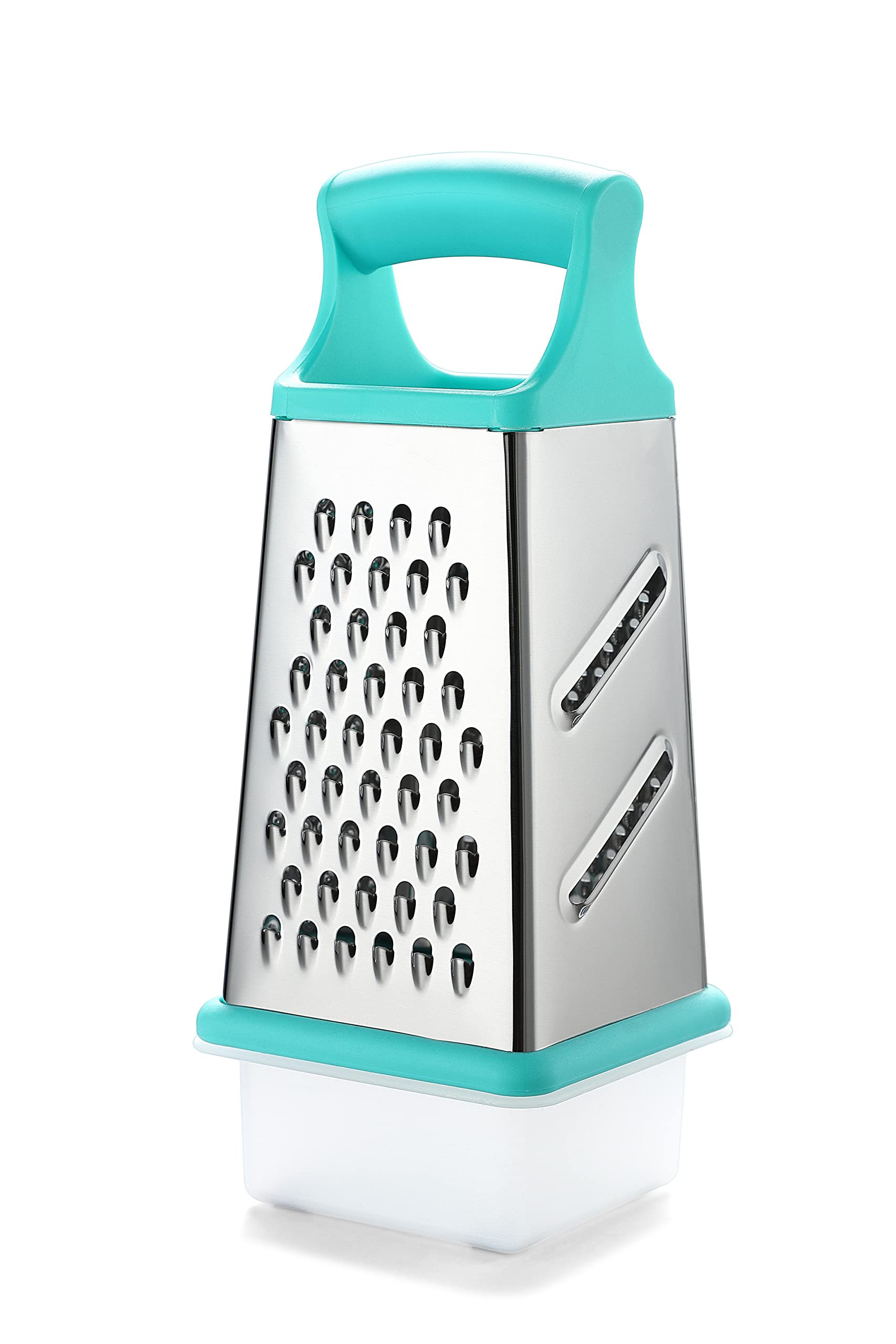 shuoli Box Grater,Stainless Steel Grater With 4 Sides,Slicer 5 Piece ...