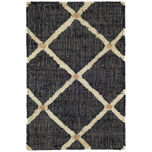 Kali Black Handwoven Jute Rug & Reviews | Birch Lane