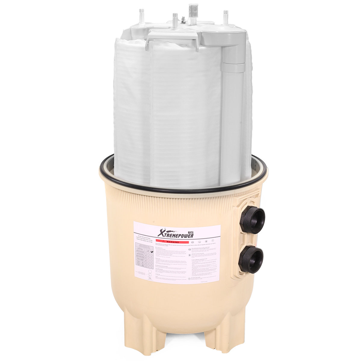 XtremepowerUS Maximum Clean In-Ground Swimming Filter in Beige | Wayfair