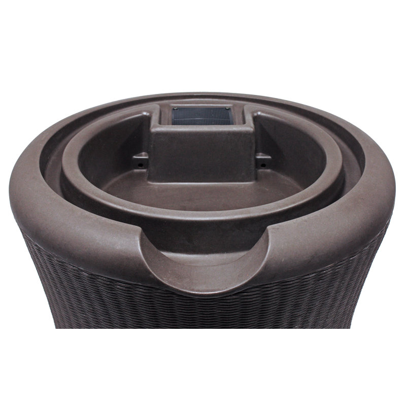 Good Ideas Impressions 65 Gallons Gal. Plastic Drainable Dual Overflow ...