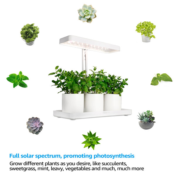 TORCHSTAR Integrated LED Grow Light, Full Spectrum Plant Growing Lamps ...