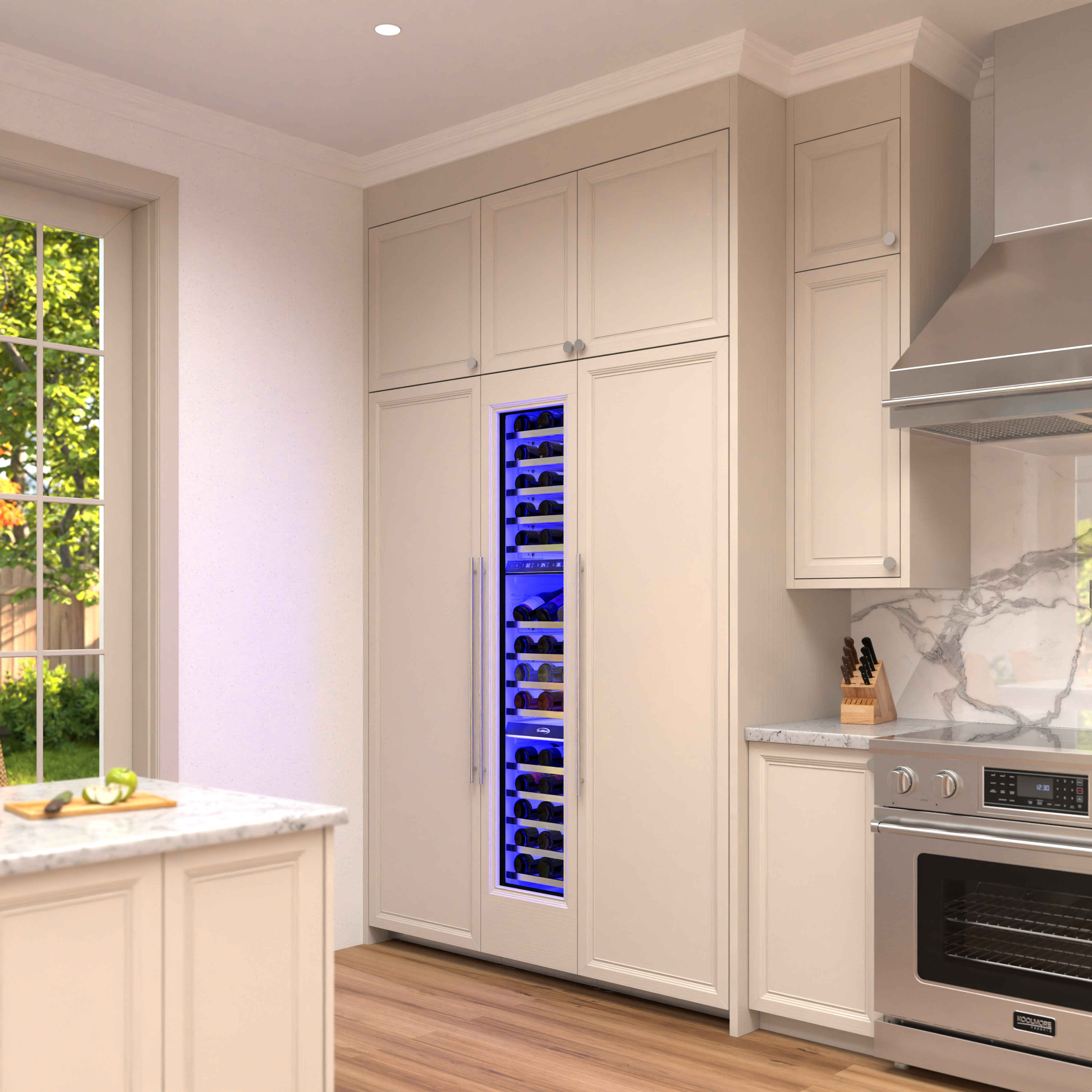 KoolMore Reserve Panel Ready 24 in. Column Refrigerator with a 18 in ...