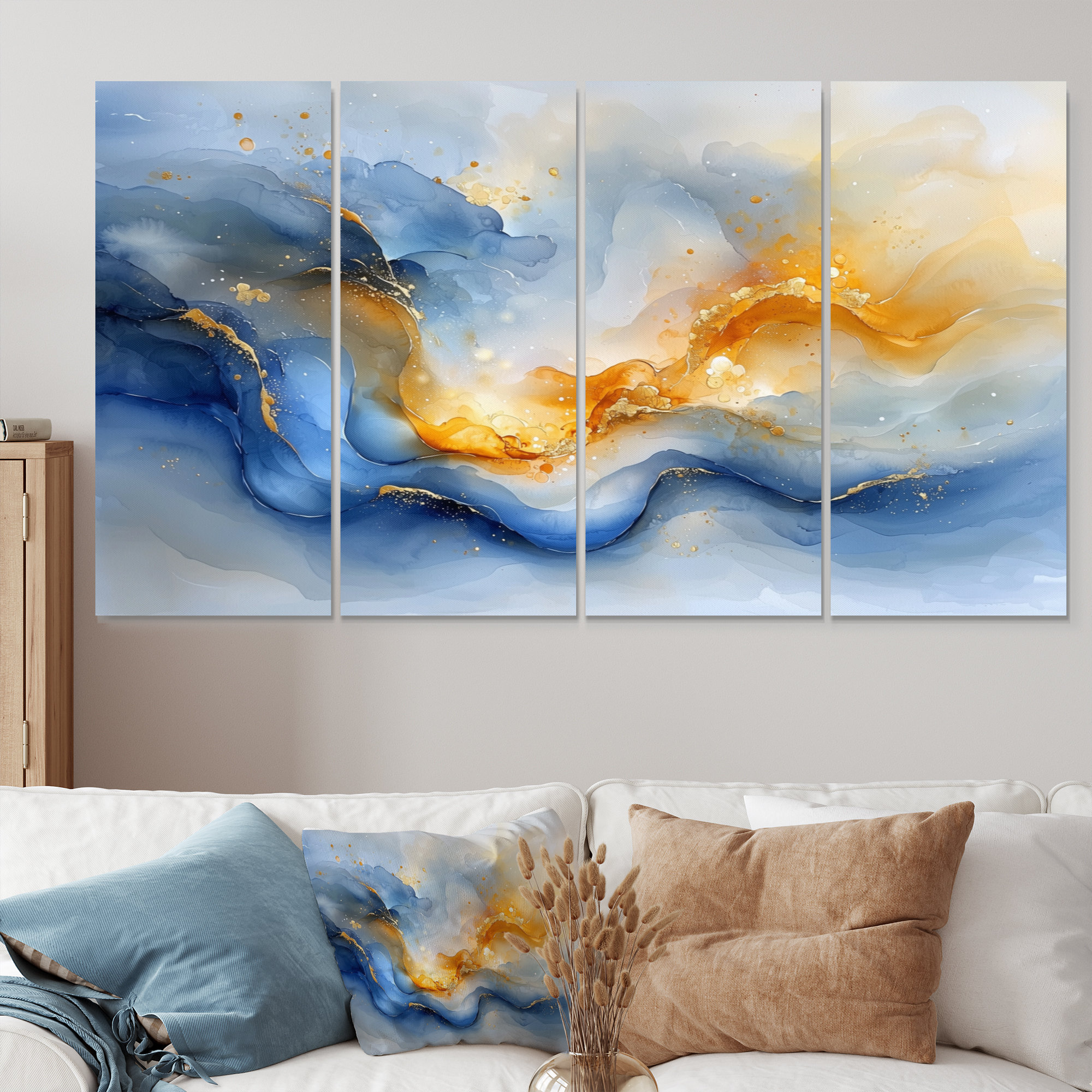 Wrought Studio™ Forontenac - Abstract Collages Wall Art - Modern Wall ...