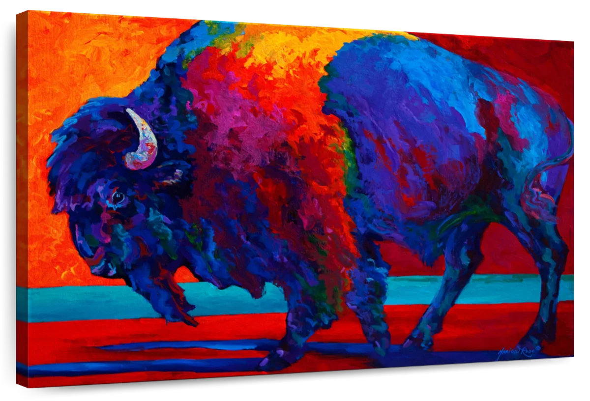 Ebern Designs Abstract Bison | Wayfair