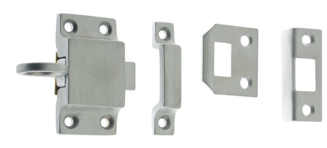 idh by St. Simons Solid Brass Transom Catch with 3 Strikes Latch/Catch ...