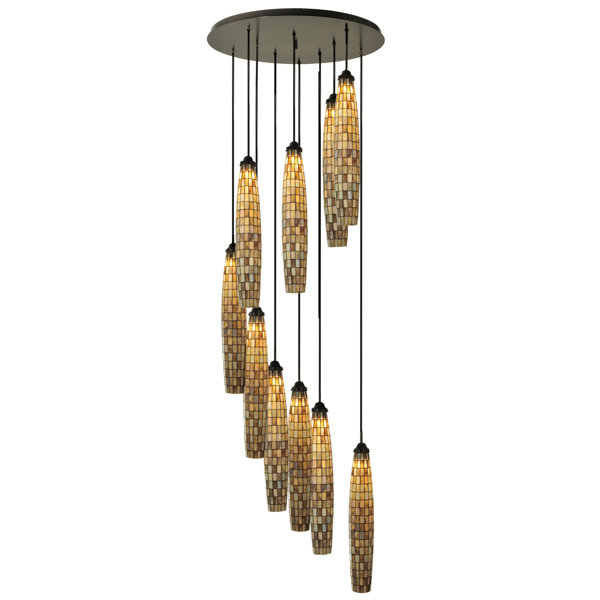 Meyda Lighting Checkers 10 - Light Unique / Statement Chandelier | Perigold