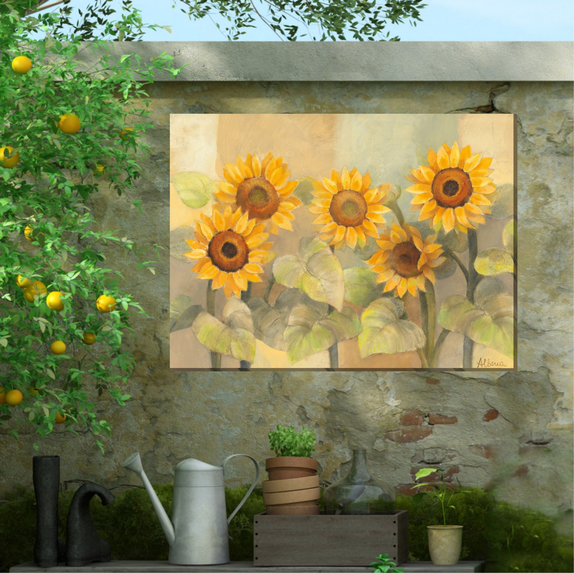 August Grove Calsey Sunshades Canvas Outdoor Wall Decor - Wayfair Canada
