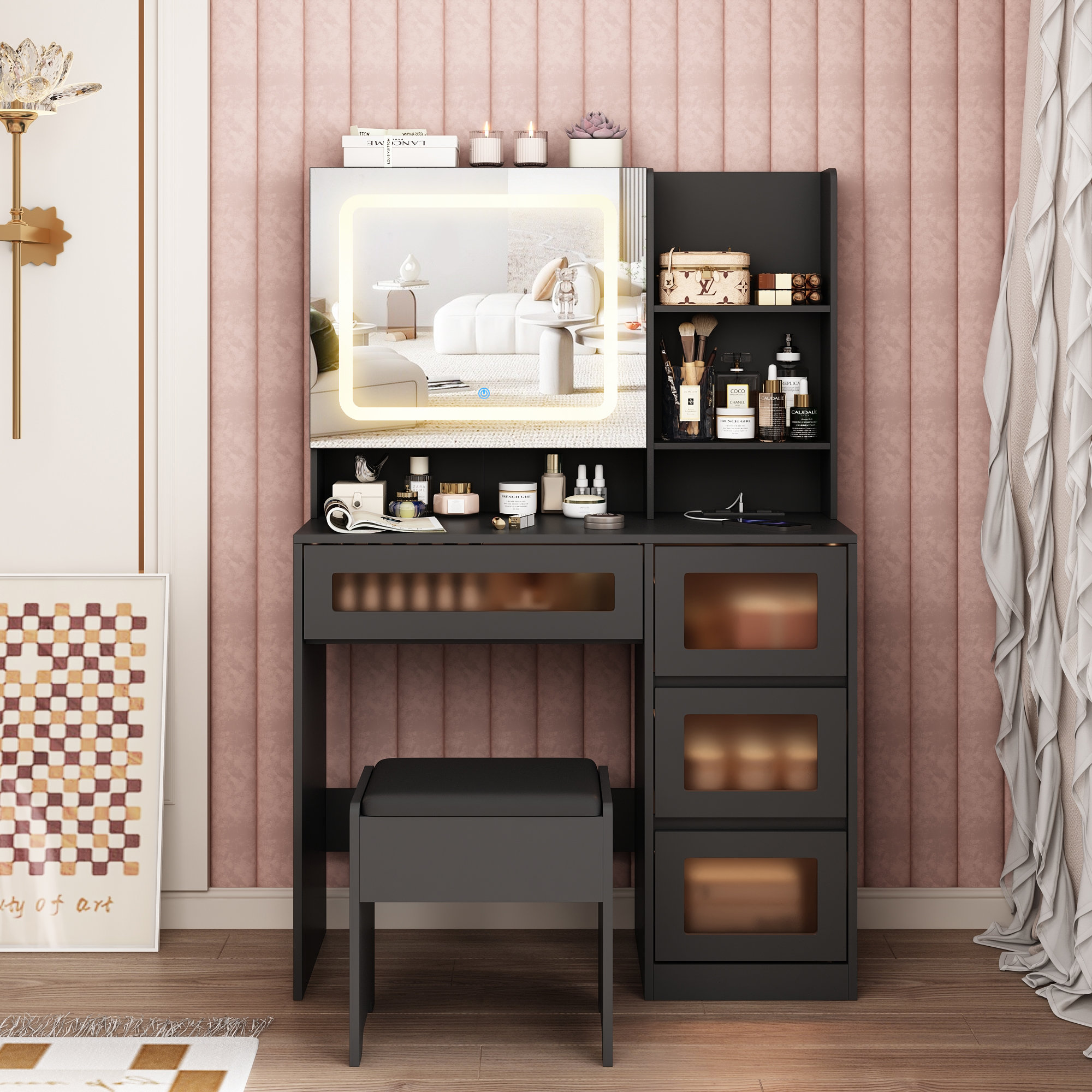 Latitude Run® Montmorency Vanity | Wayfair