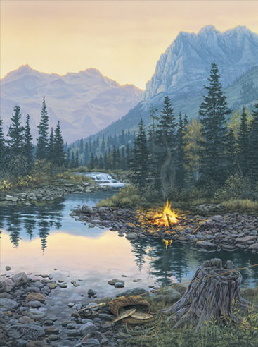 The Finishing Touch 'Time Flies' by Darrell Bush Painting Print | Wayfair